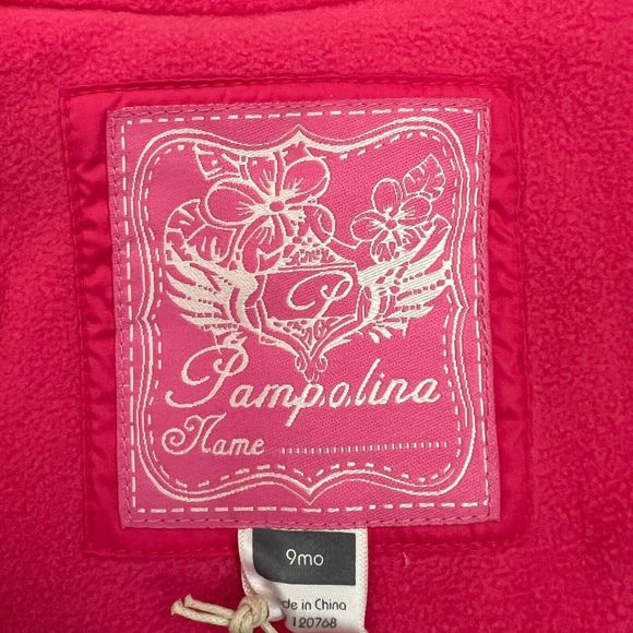Pampolina | Jackets & Coats | Pampolina Baby Girls Pink Hooded Ski ...
